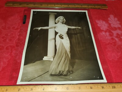 VINTAGE 1950s BURLESQUE 8 X 10 PHOTO OF DANCER COLLETTE THE GOLDEN GIRL ...
