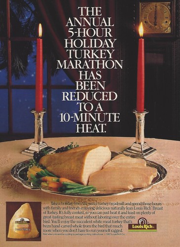 1987 Louis Rich Turkey Breast Holiday Food vintage print ad 80's ...