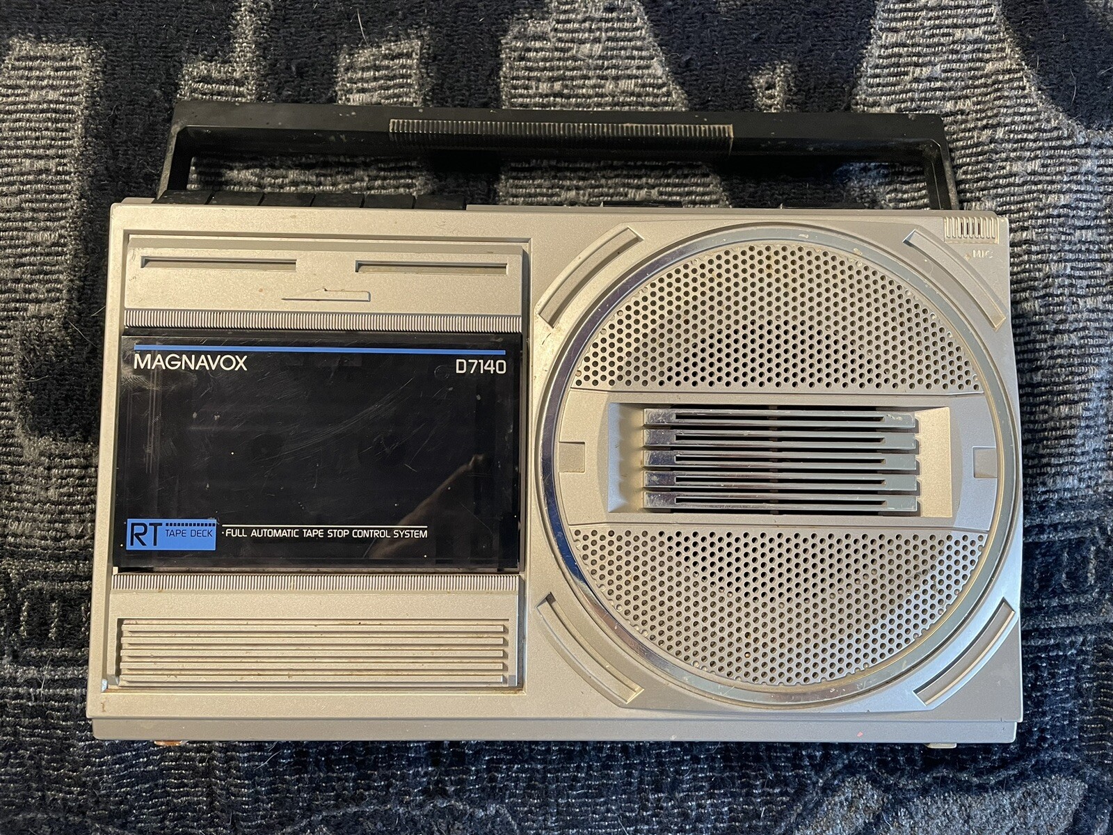 Magnavox D7140 AM/FM Radio RT Tape Deck Boombox Cassette Player READ ...