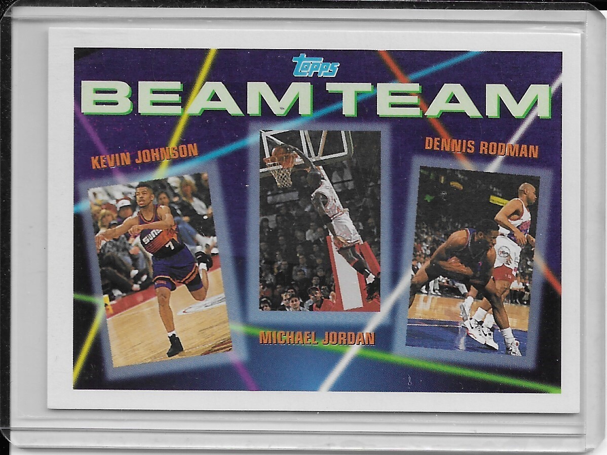 1993 Topps Beam Team #3 of 7 Insert Jordan Rodman Johnson Basketball ...
