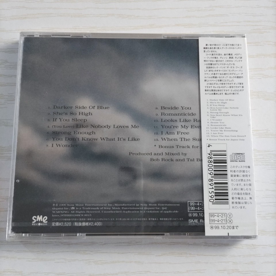 Tal Bachman by Bachman, Tal (CD, 1999, Japan Edition) W/ Obi Bonus ...