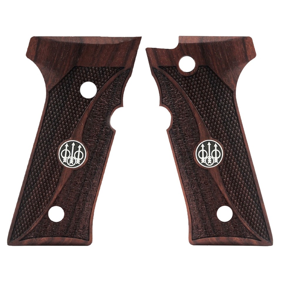 Beretta 92X Full Size Grips Turkish Walnut Wood Grip New SET Handmade ...
