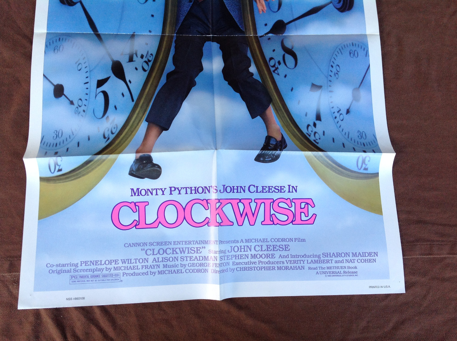 1986 Clockwise Original Movie House Full Sheet Poster | eBay