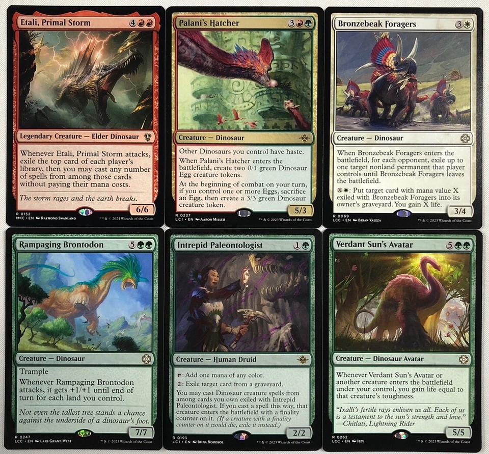 EDH Dinosaur Deck - Commander MTG Magic the Gathering | eBay