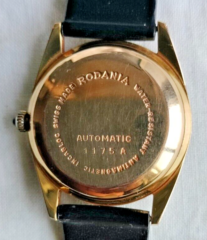 Rodania Automatic Black dial automatic wristwatch vintage | eBay