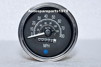 Willys M Series Jeeps, MB, GPW, CJ2A, CJ3A , CJ3B Speedometer - km/h ...