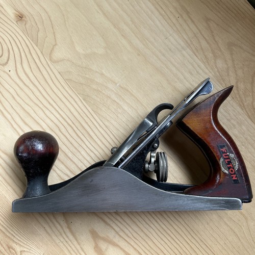 Vintage Early Fulton Wood Hand Plane Made In USA Very Good Condition 9 ...