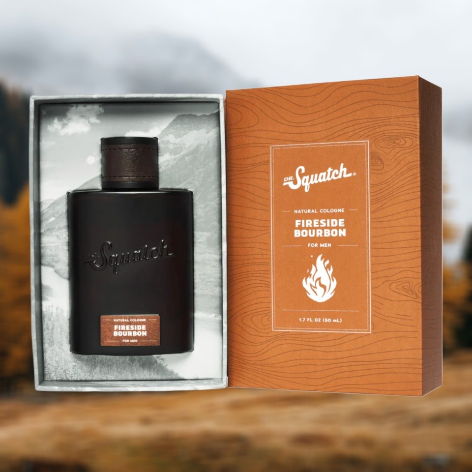 NEW! Dr. Squatch Fireside Bourbon Cologne | Free Shipping| SEALED BOX ...