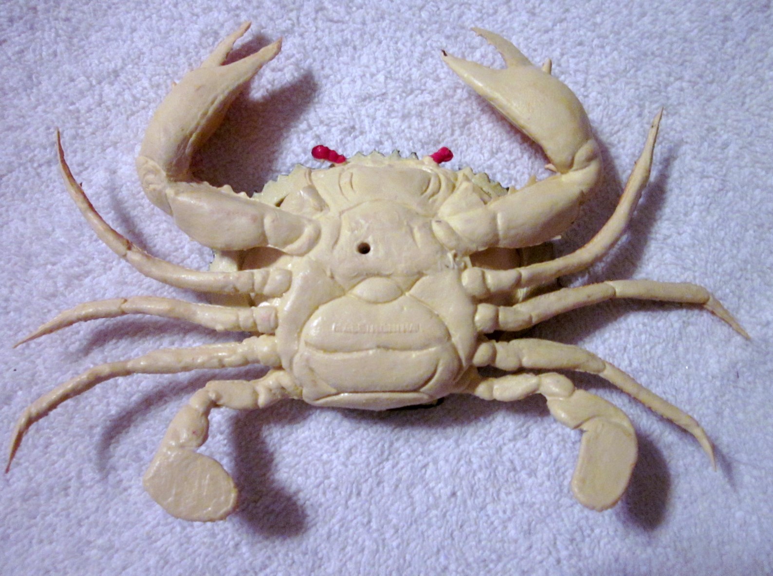 VERY REALISTIC LOOK, SIZE, & FEEL "BLUE CRAB" PROP REPLICA CRUSTACEAN ...