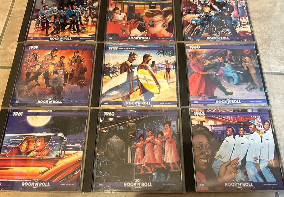 HUGE LOT 11 Time Life CD Sets The Rock N Roll Era in Cases w/ books | eBay