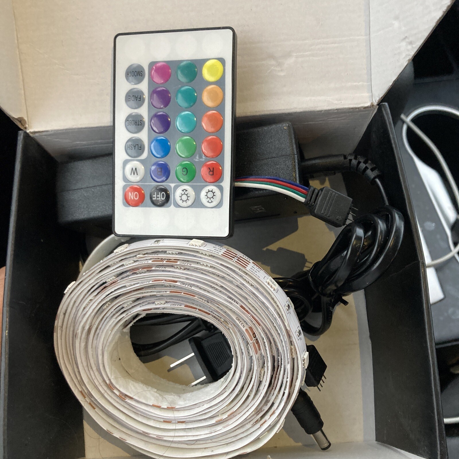 L8star Smart LED Strip Lights 32.8 FT RGB Color Chaning Dances to Music ...