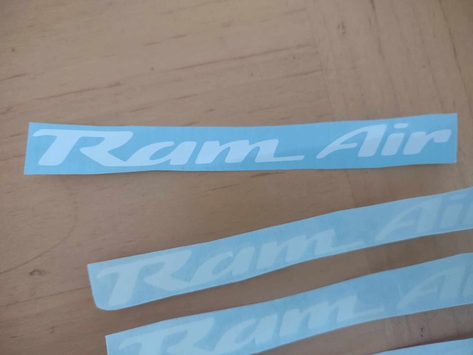 93-02 PONTIAC FIREBIRD TRANS AM WS6 RAM AIR REPLACEMENT HOOD DECALS 2 ...