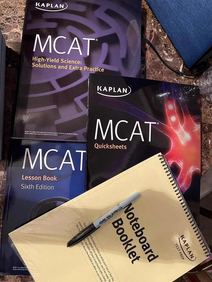 Kaplan MCAT Full Set 2020-2021 EXTRA Quicksheets included ...
