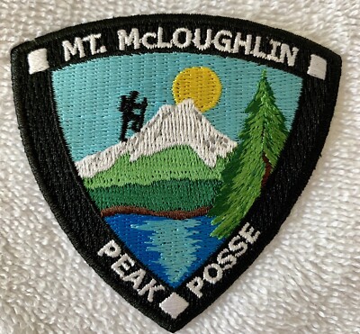 New Mt McLoughlin Embroidered Patch Oregon Souvenir Keepsake 3” Sew On ...