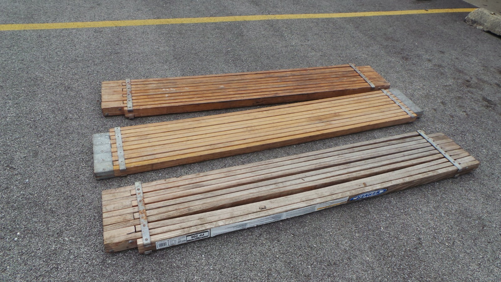 Werner, PP206, Wood Telescoping / Extension / Scaffolding Plank 5ft ...