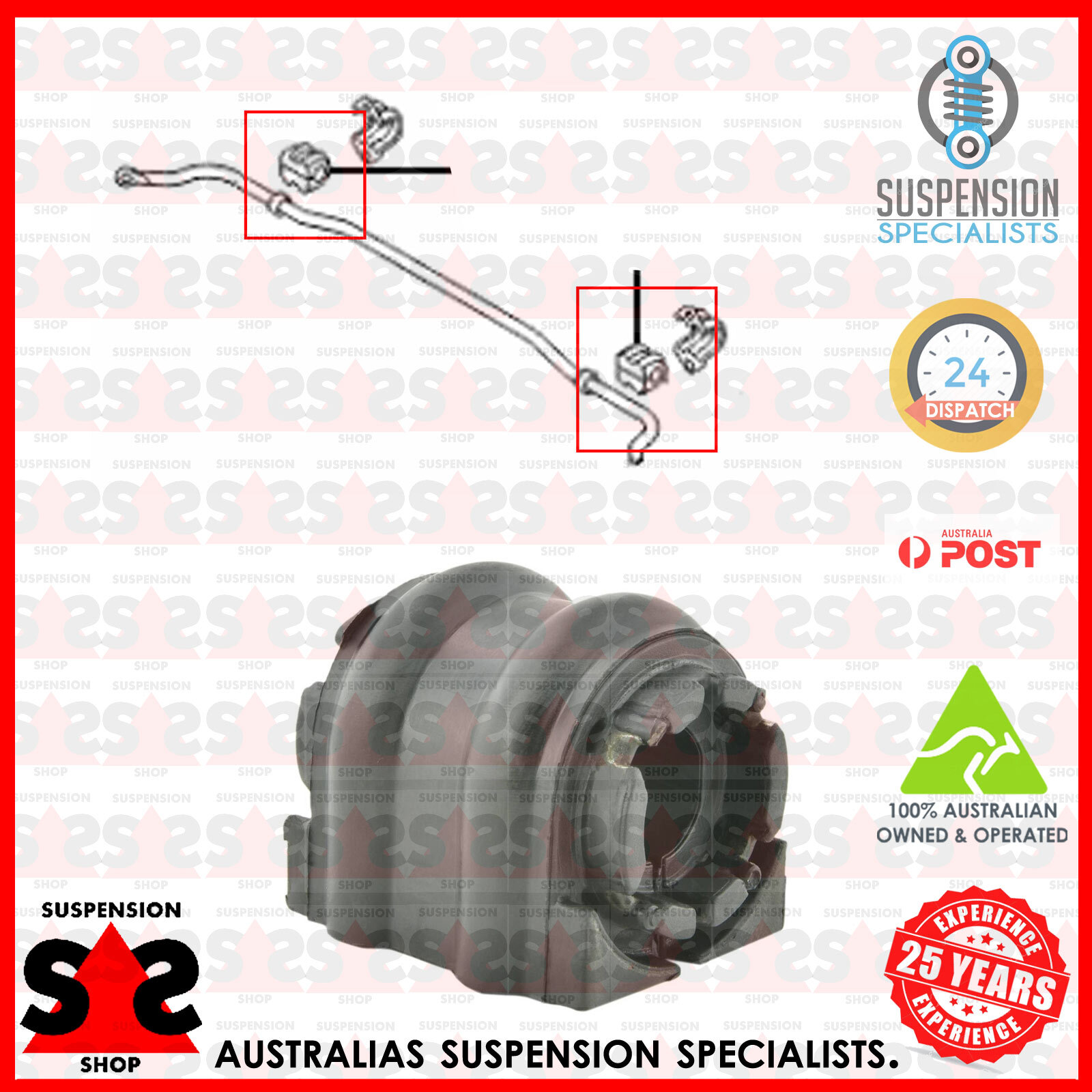 Rear Axle Mounting, Stabiliser Bar Suit KIA Soul Ii (Ps) 2.0 CVVT SOUL ...