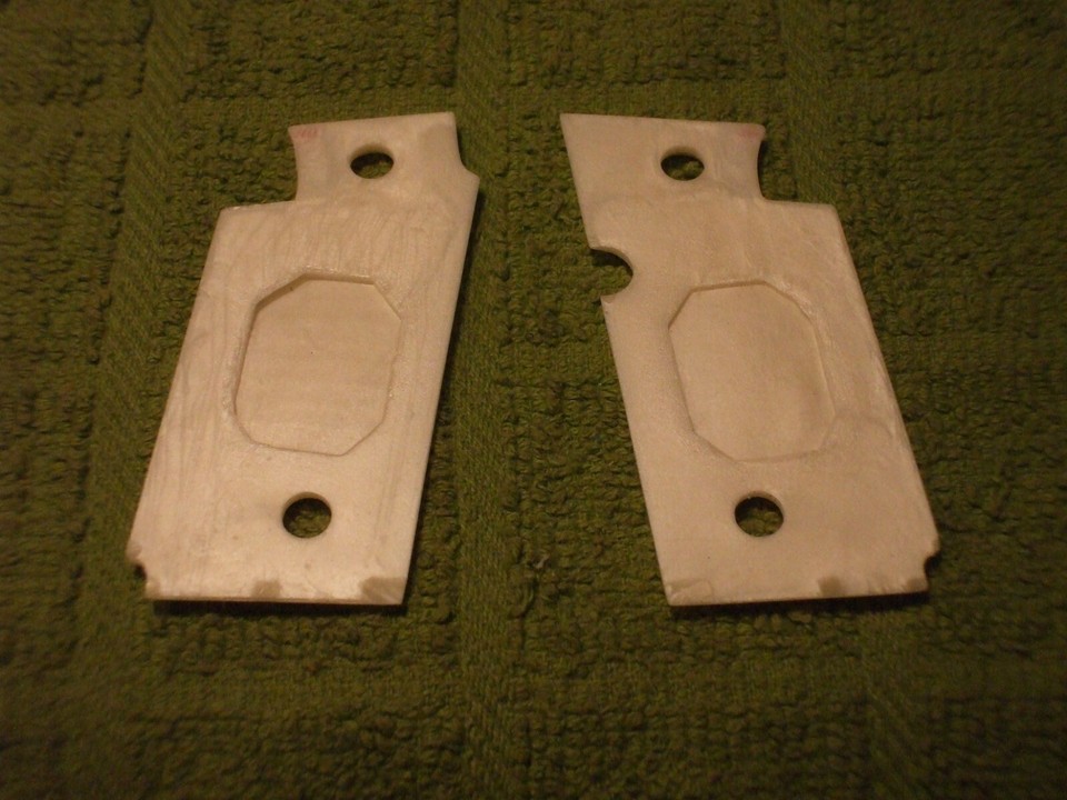 Custom Grips Springfield Armory 911 Raised Skull Pearl White (Ambi ...