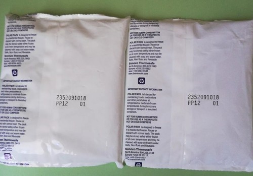 2 ThermoSafe Polar Packs Ice Gel Packs long lasting Reusable | eBay