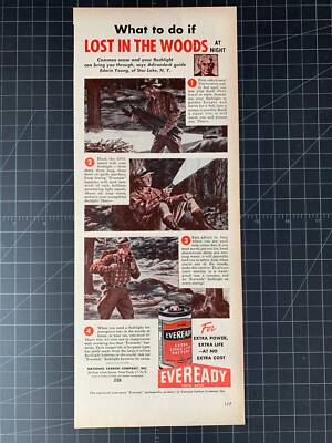 Vintage 1946 Eveready Batteries Print Ad | eBay