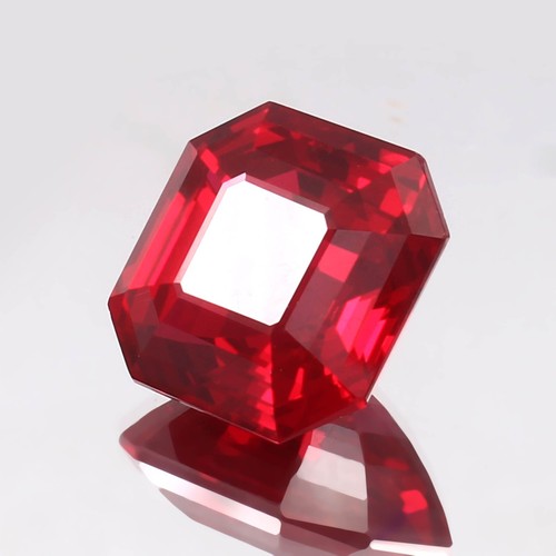 AAA Good Luster Burma Ruby Loose Asscher Cut Top Quality Gemstone 14x14 MM | eBay