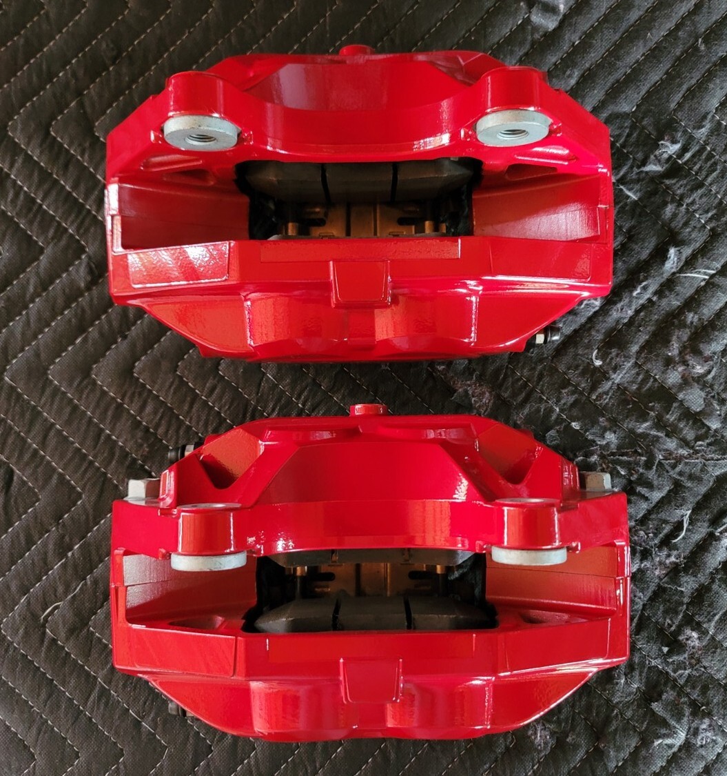 2017-20 Infiniti Q60/60s Genuine Red Sport 400 Akebono Caliper Set | eBay