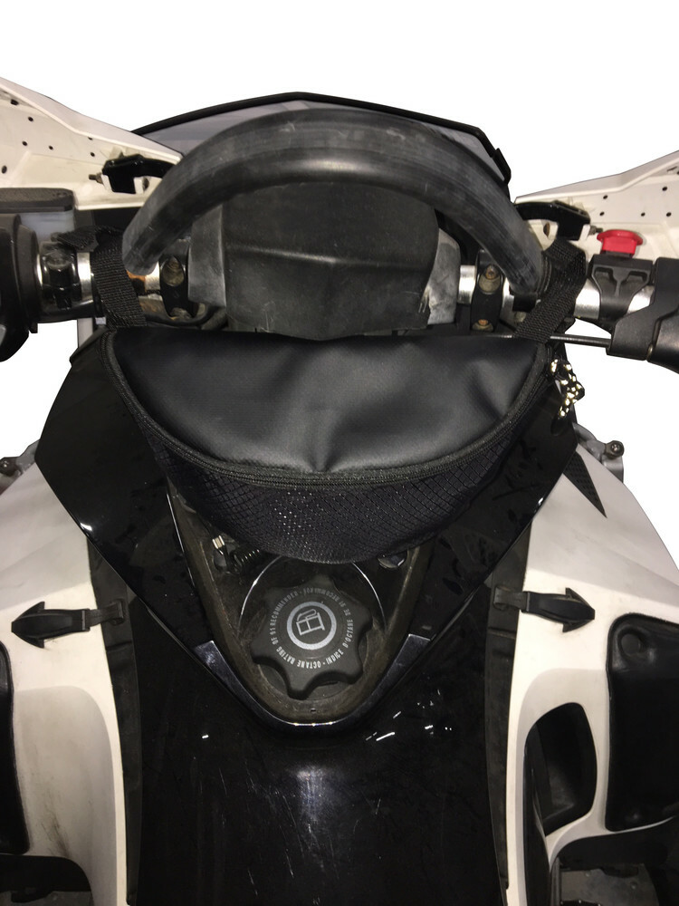 Universal Handlebar Bag Number Plate Bag for Snow Bike Dirt Bikes ATV ...