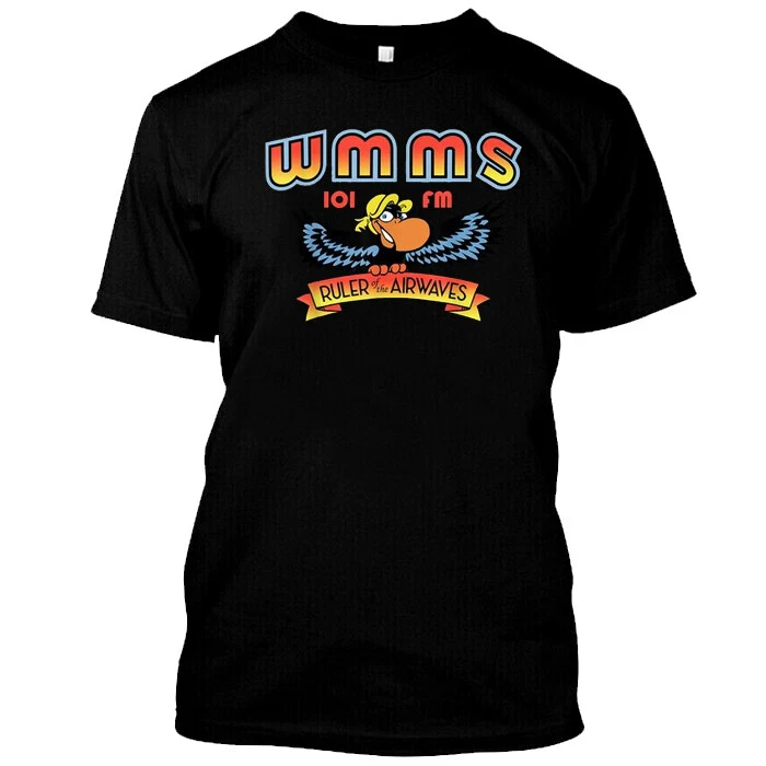 New WMMS American Radio Station The Buzzard Graphic Retro T-Shirt SIZE ...