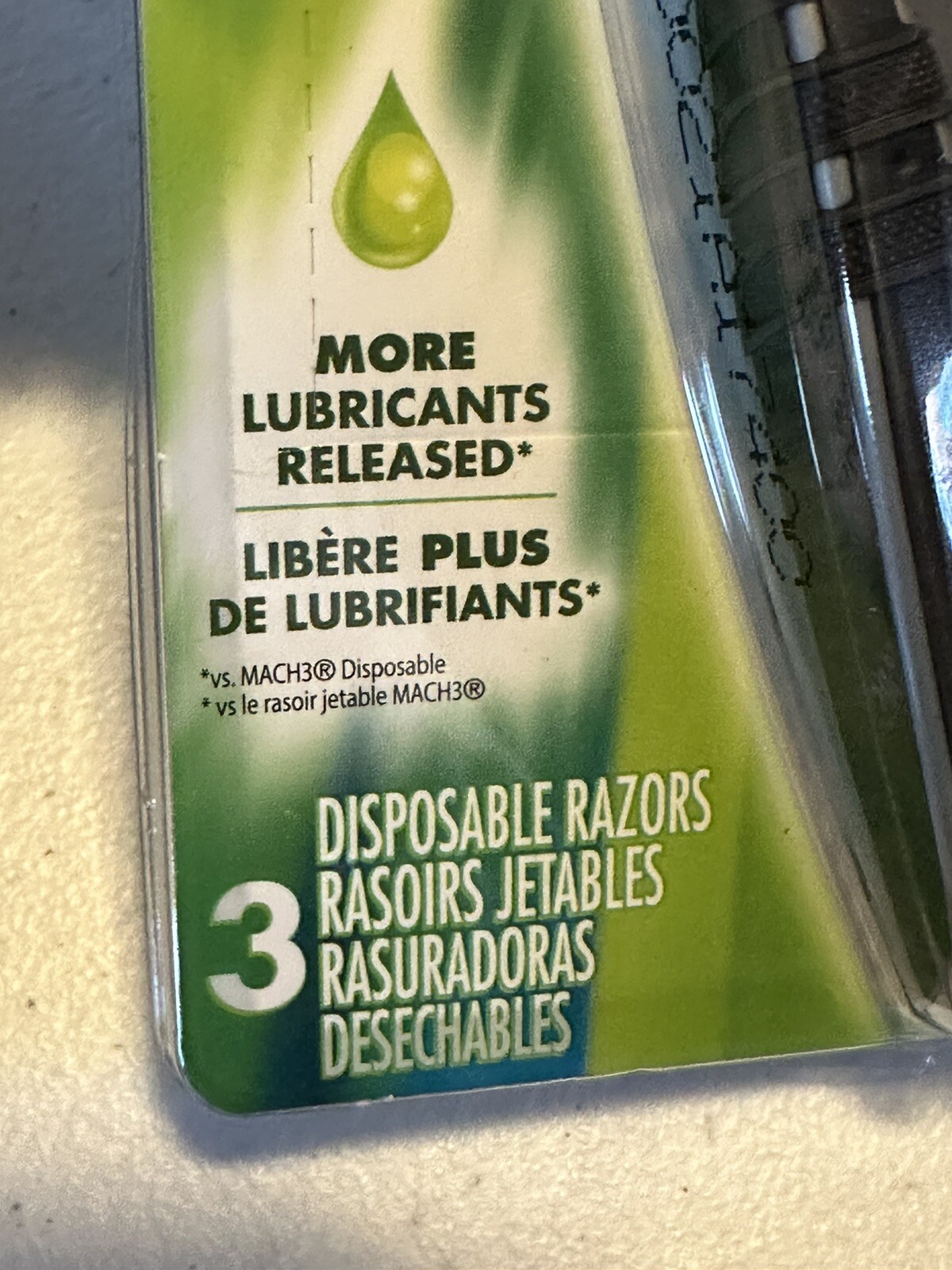 Gillette Mach3 Men's Disposable Razors Sensitive Comfortable Smooth ...