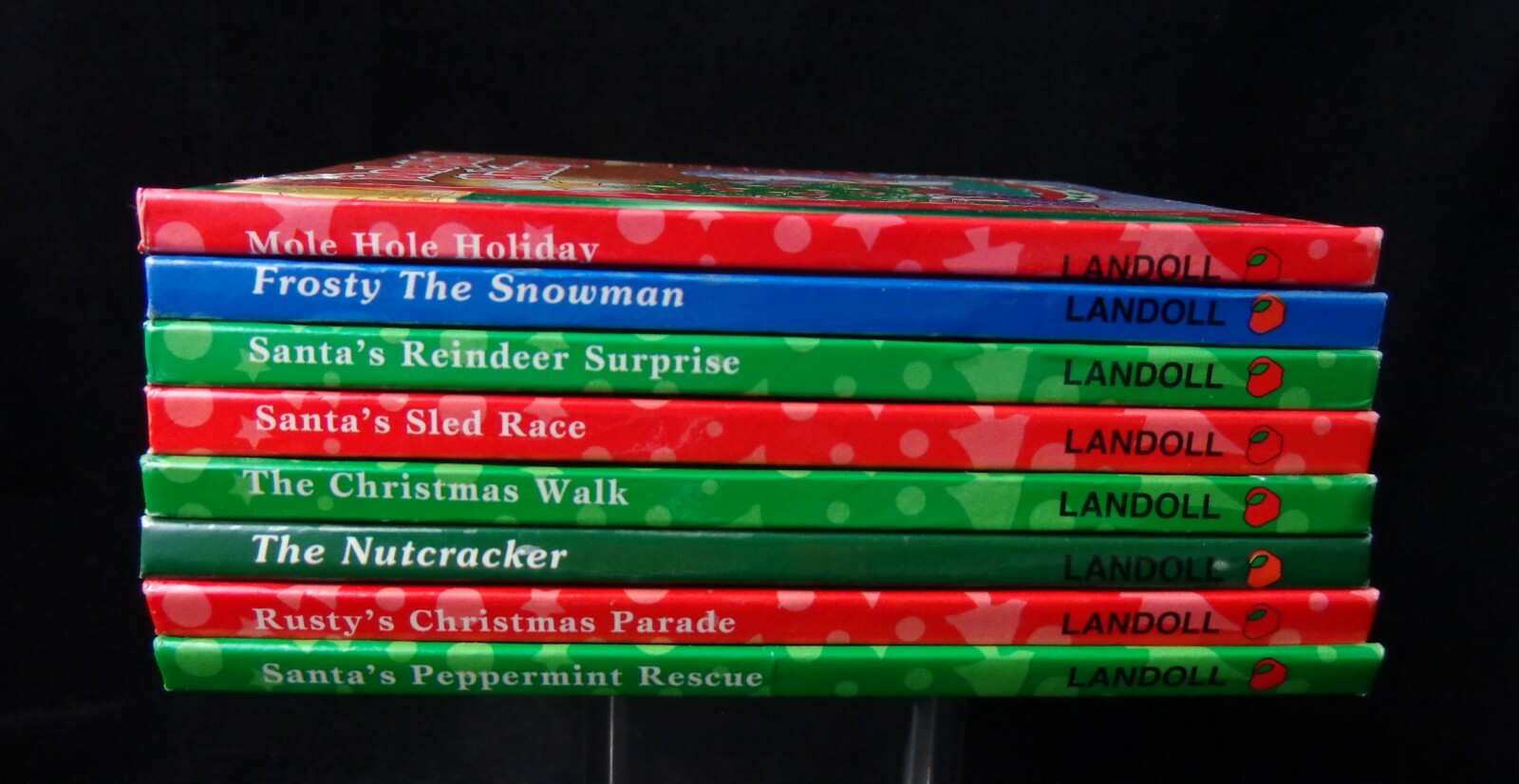 8 Landoll Christmas Books Kids- Nutcracker,Frosty,Mole Hole,Santa Sled ...