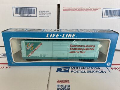 Life-Like Model Train 50' Swanson's Boxcar H0 Scale With Box | eBay