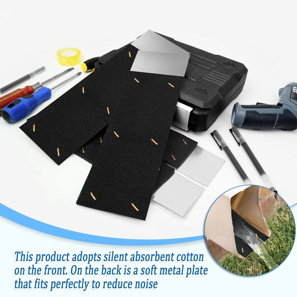 Gutter Noise Dampener- 2 Pack Rain Gutter Downspout Silencer Portable ...