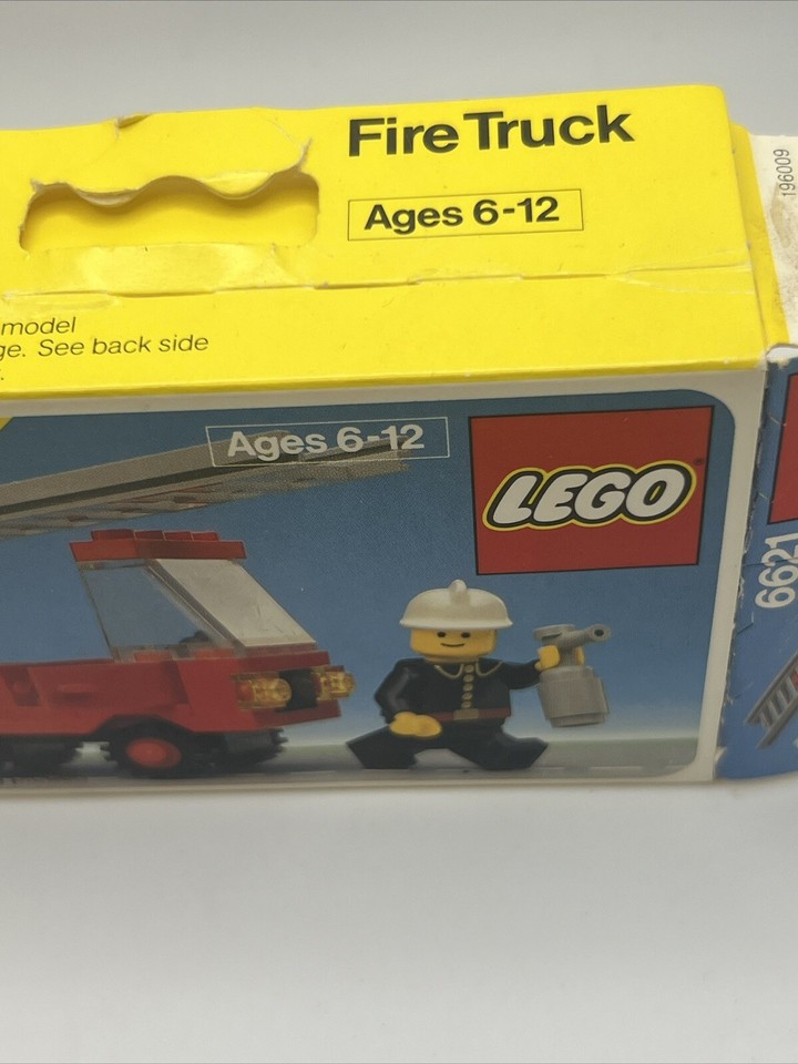 Vintage LEGO Town: Fire Truck (6621). 1984 Set New in Opened Box ...