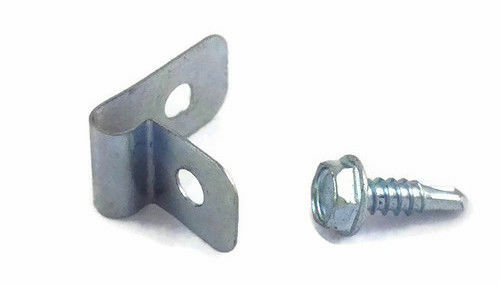 100 metal mesh panel clips with screw wire fencing | eBay UK