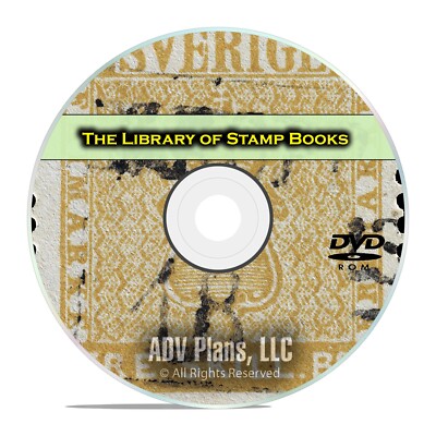 Vintage Postage Stamp Collecting Book Library, 224 Books, Printable on ...