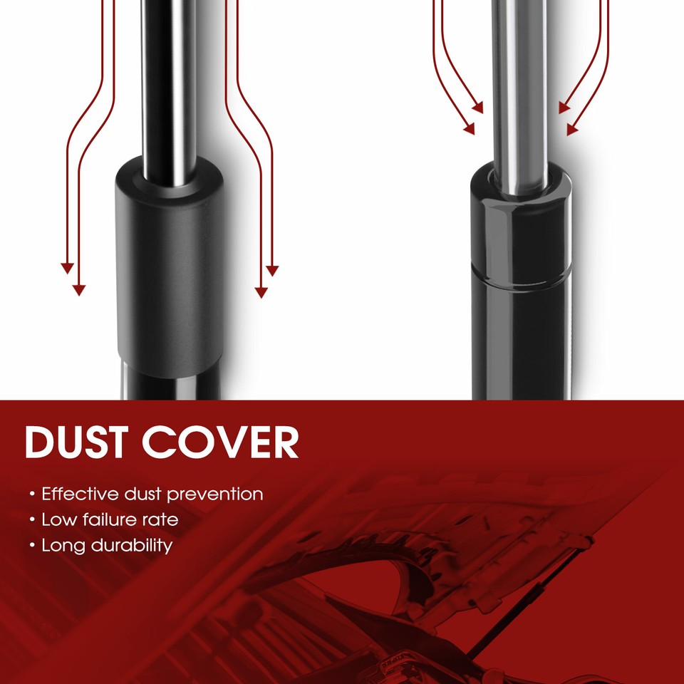 2x Hood Lift Supports Gas Spring 97051157200 for Porsche Panamera 970 ...