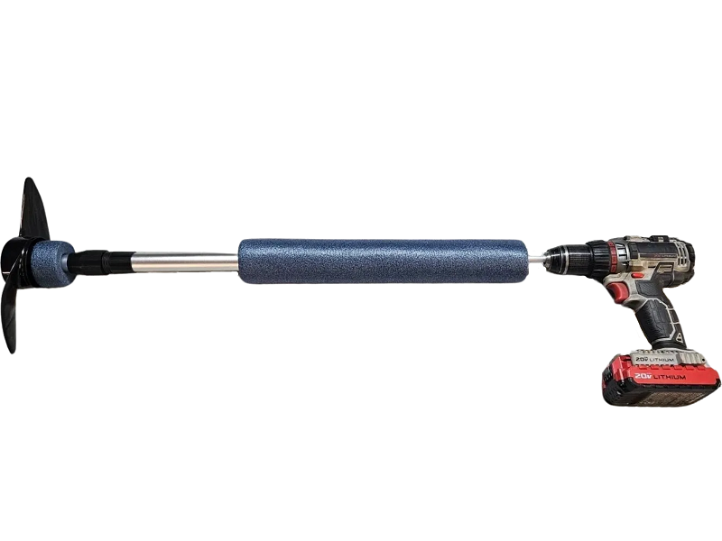 Drill Paddle® Trolling Motor, KAYAK,BOAT,CANOE,PONTOON,FISHING TUBE ...