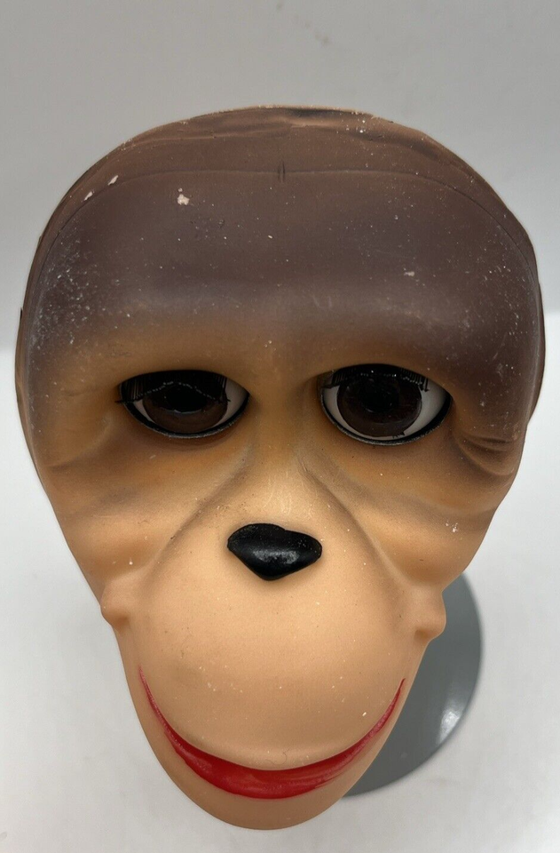 Doll Chimp Monkey Head Hands Feet Ears Craft Parts Vintage Japan Rubber ...
