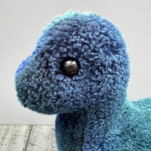 Rare Ty Bronte Brontosaurus Green Blue Dinosaur beanie plush buddy 1999 ...
