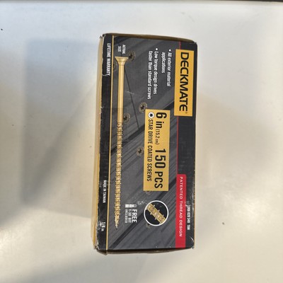 Deckmate 6in 150pcs Screws 1 Pack | eBay