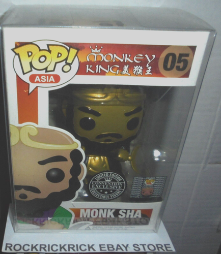 FUNKO POP ASIA MONKEY KING 05 MONK SHA LIMITED EDITION RARE WITH ...