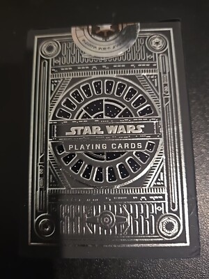 Star Wars Dark Side Black Playing Cards Poker Size Deck USPCC Custom ...