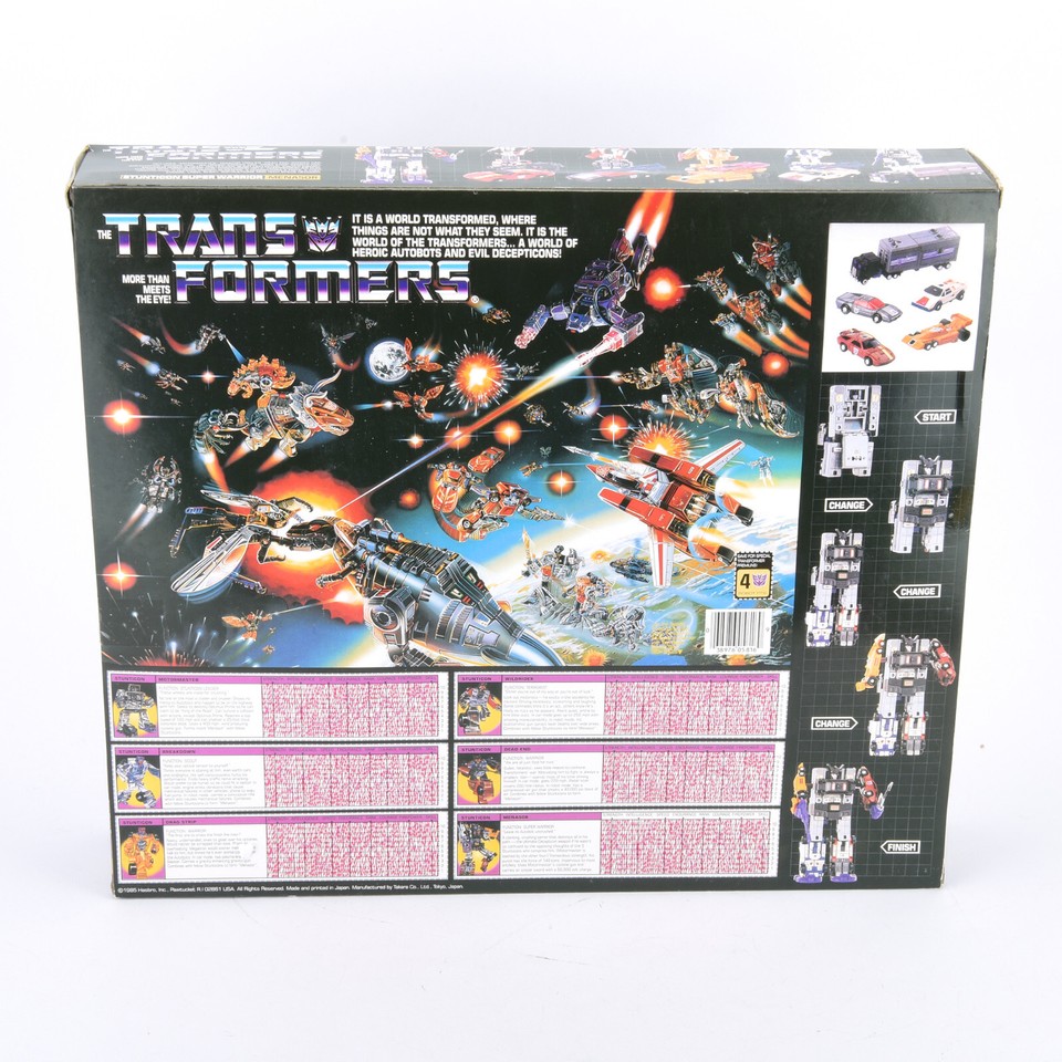 Transformers G1 Stunticon Menasor 5 Transforming Figures Set Reissue ...