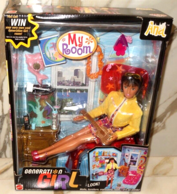 New in Box Barbie Doll Generation Girl Ana My Room Furniture Dollhouse ...