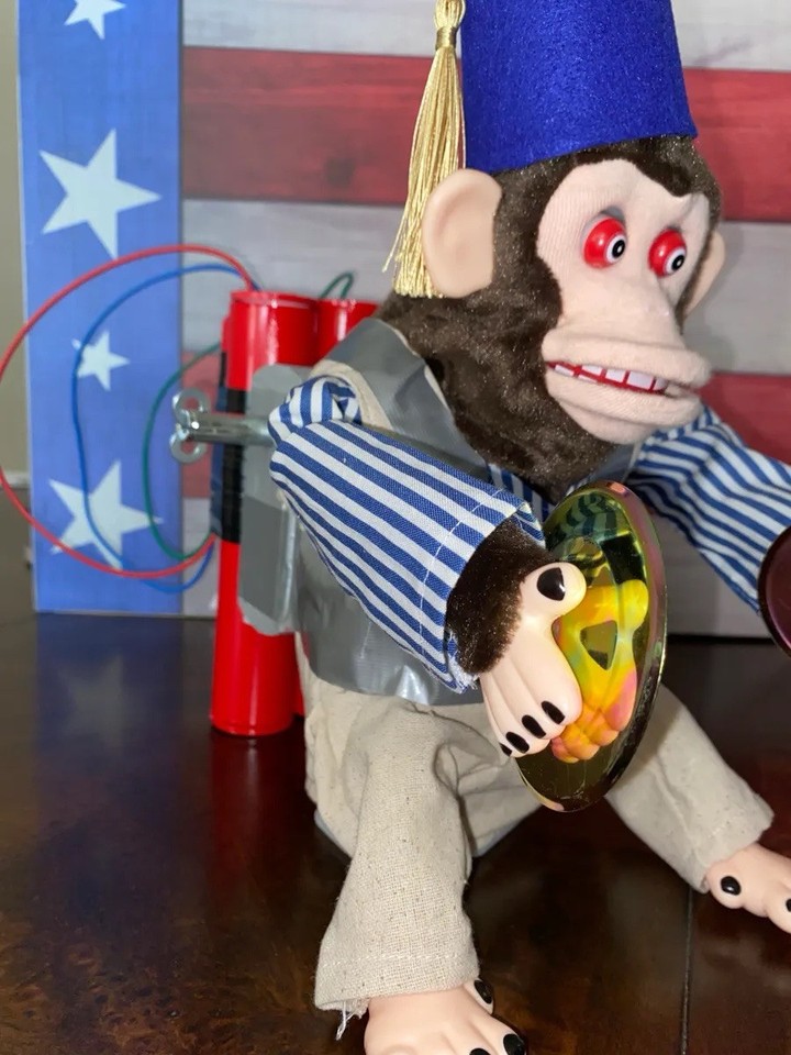 Upgrade Arcade Talking Monkey Bomb® Prop Life Size Figure | eBay
