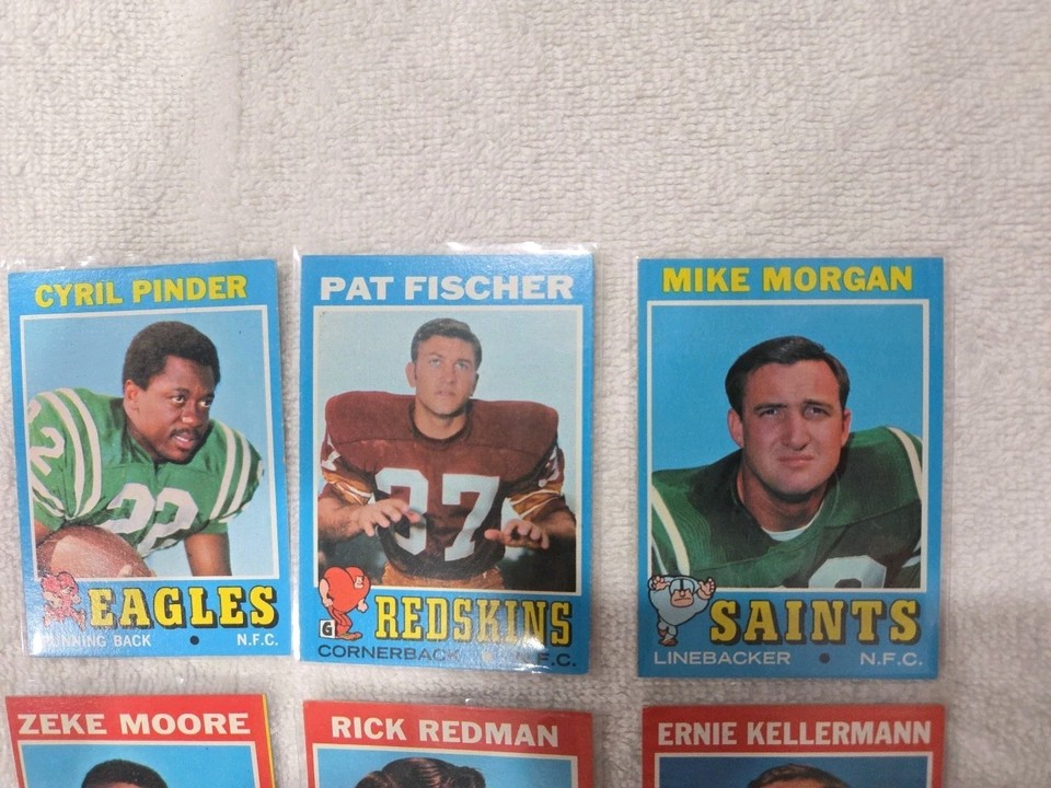 1971 Topps Football 7 card lot #7, #42, #43, #57, #74, #87, #97 | eBay