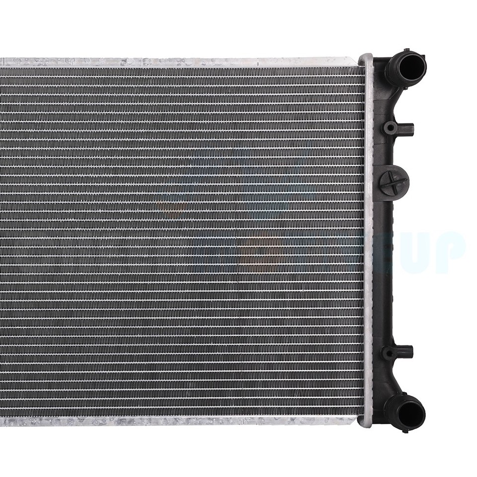 Radiator with Universal Oil Hose Clamps Kit for Audi A3 TT Volkswagen ...