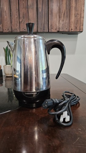 Farberware Electric Percolator Coffee Pot 8 Cup Stainless Steel FCP280 ...