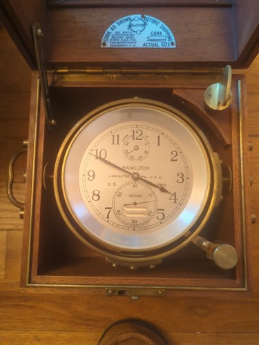 Hamilton Watch U S Army Chronometer Model 21 | eBay