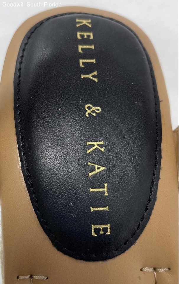 Kelly & Katie Womens Emmaline Tan Black Animal Print Ankle Strap ...