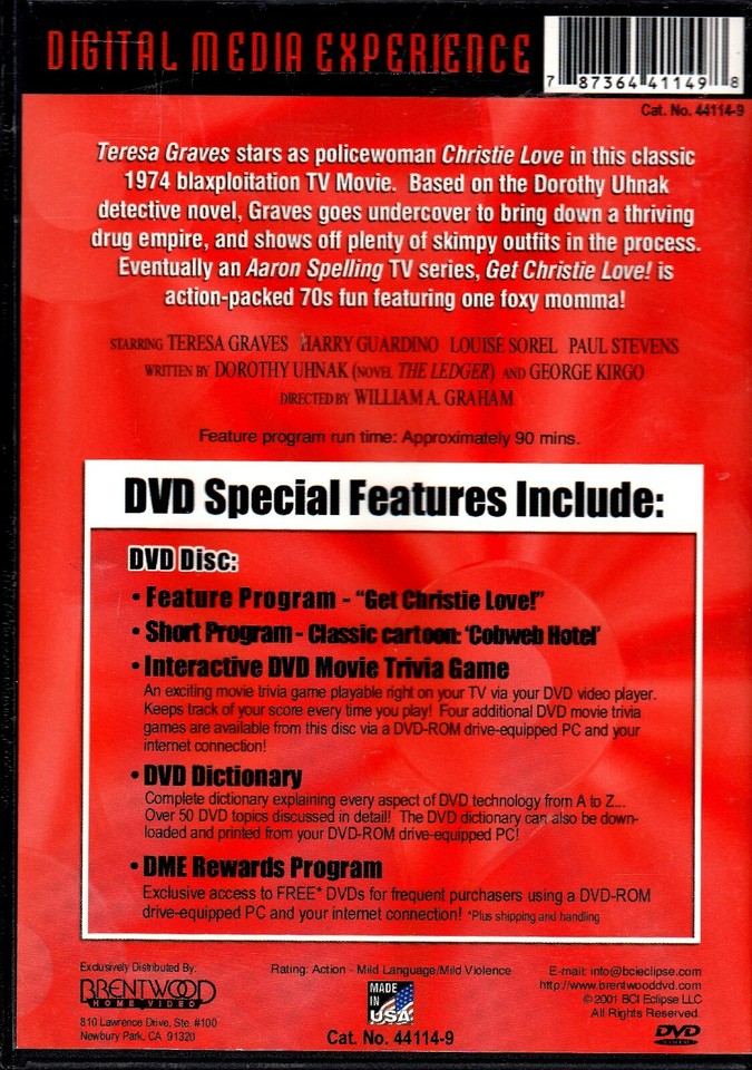 Get Christie Love ! -Debbie Dozier, Teresa Graves, Classic 60s ...